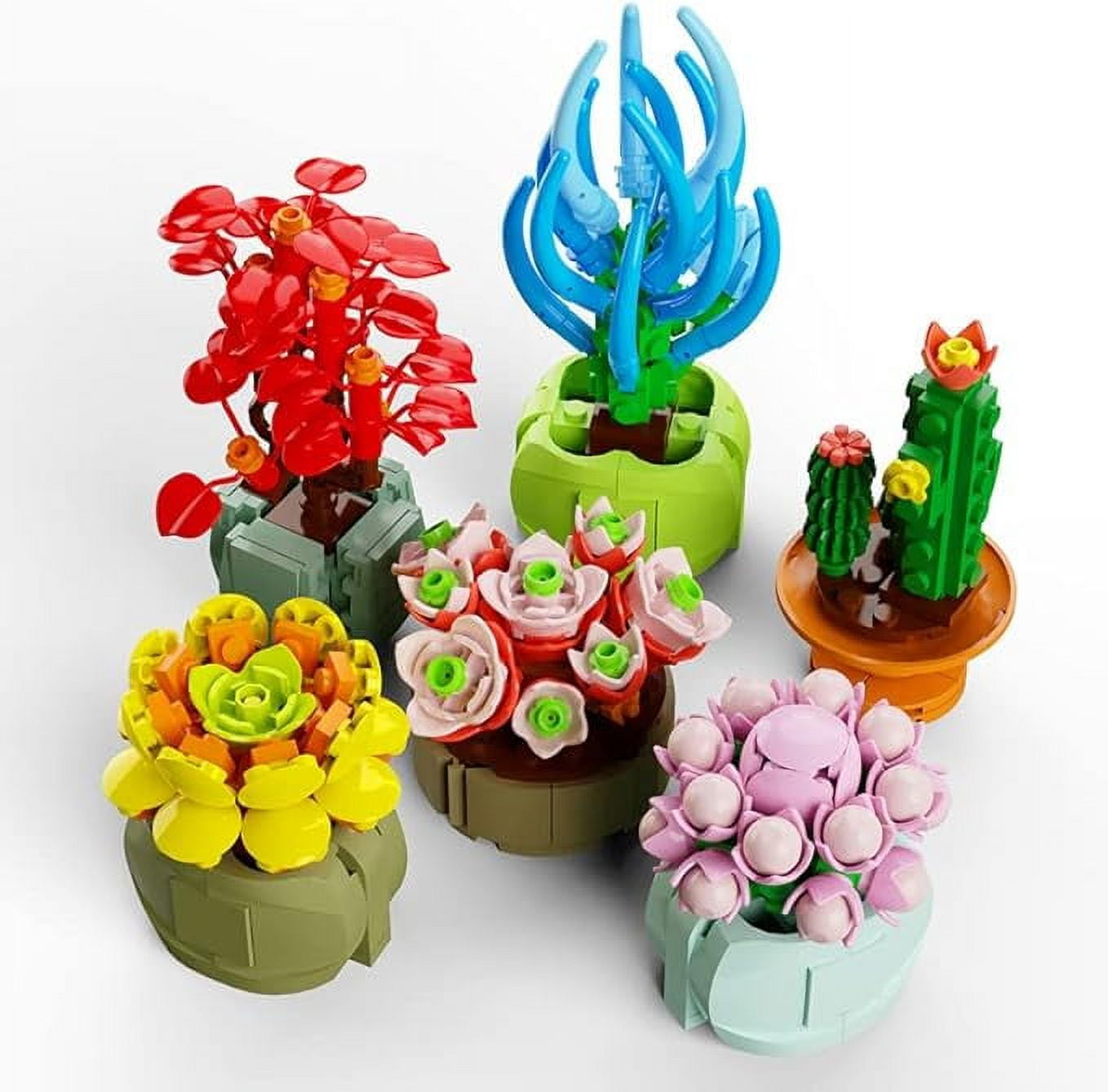 Mini Succulents Surprise Box Toys DIY Simulation Mini Particle Flower ...