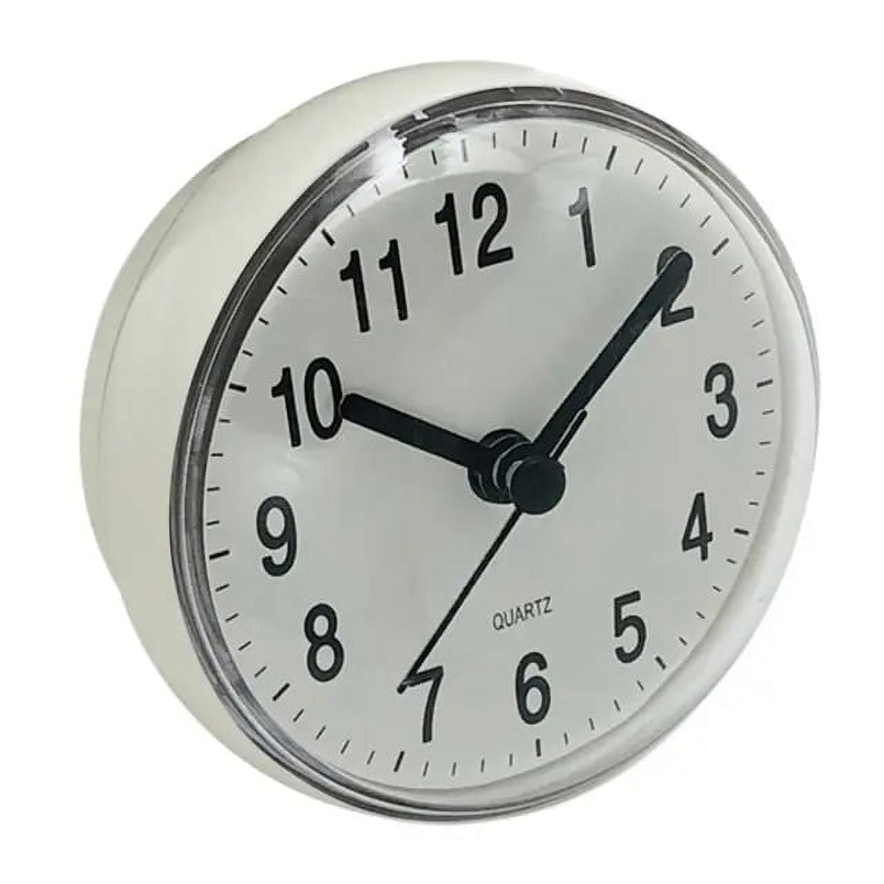 Mini Sucker Wall Clock: Anti-Fog, Waterproof Design for Bathroom ...