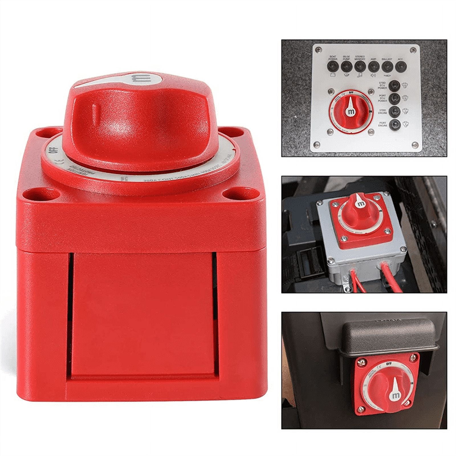 Mini Switch Cut On/Off Marine Boat 12-48V 100-300A Battery Isolator ...