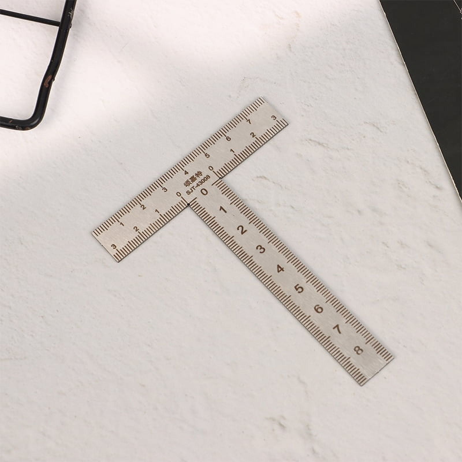 Mini T/L Square Ruler Measuring Layout Tool Stainless Steel Right Angle ...