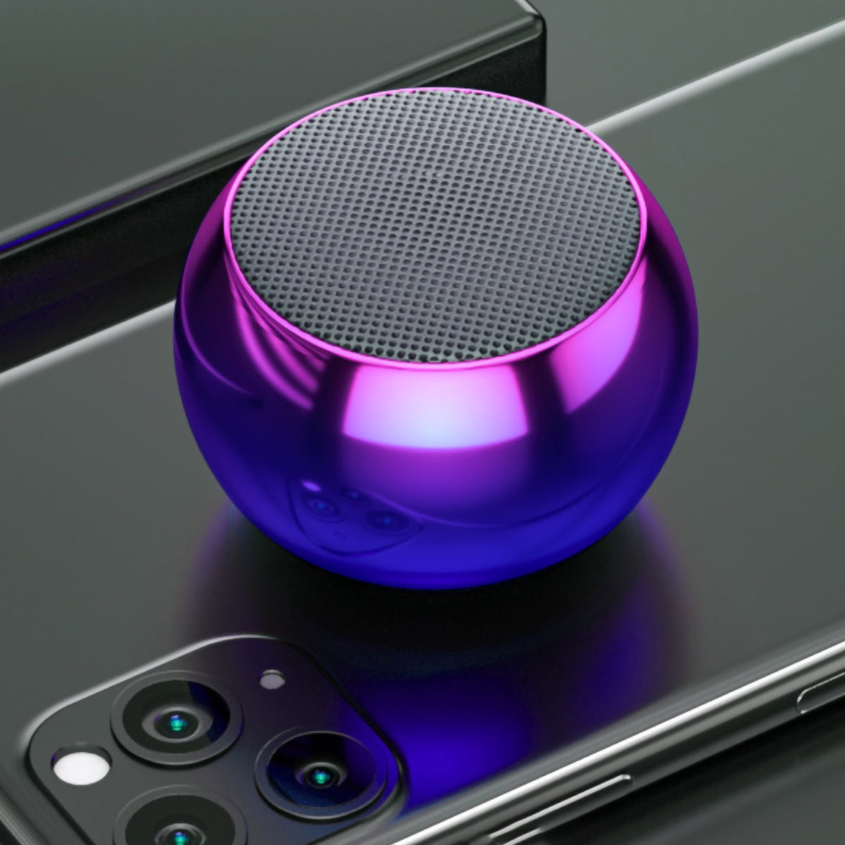 Mini TWS Portable Wireless Bluetooth Metallic Loudspeaker with Power ...