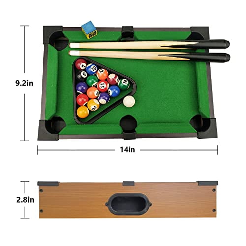 Mini Table Billiards Game, Home and Office Desktop Billiards Game ...