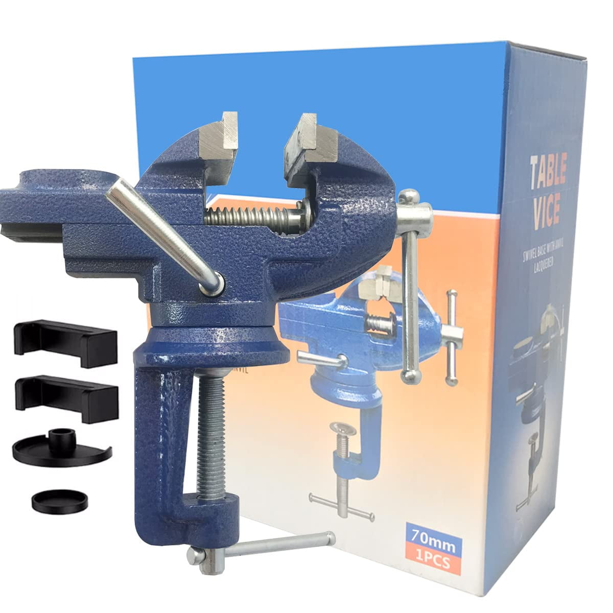 Mini Table Clamp Small Bench Vice New upgraded cast iron manufacturing ...