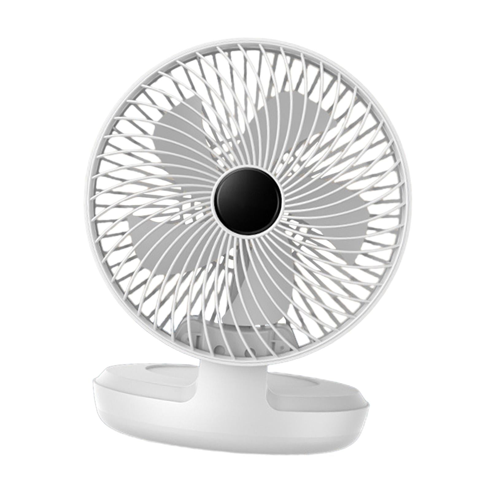 Mini Table Fan Portable Personal Cooling Fan 3 Speeds Settings USB Desk ...