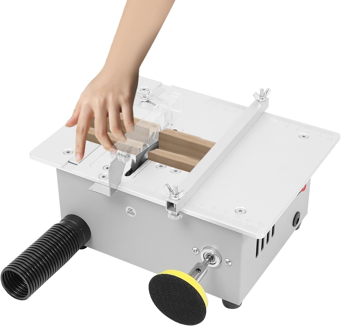 Mini Table Saw 240W Multi-Functional Table Saw with Dust Hose& Hole ...