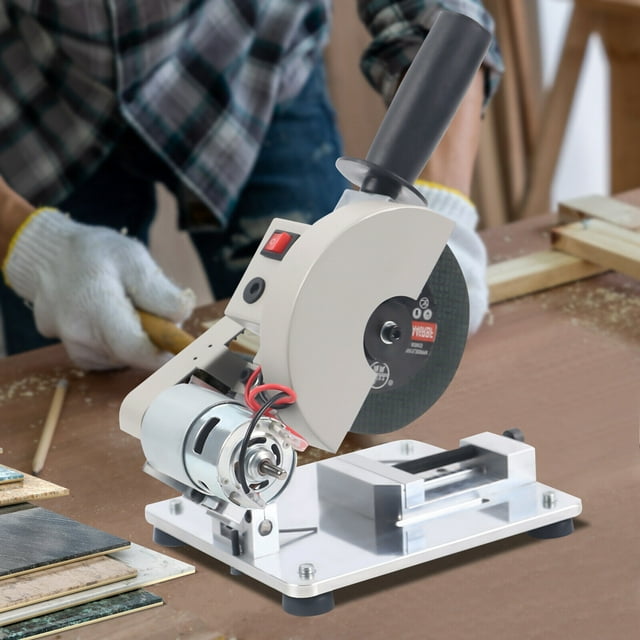 Mini Table Saw 4in 0-45° Miter Saw Portable Small Hobby Chop Saw ...