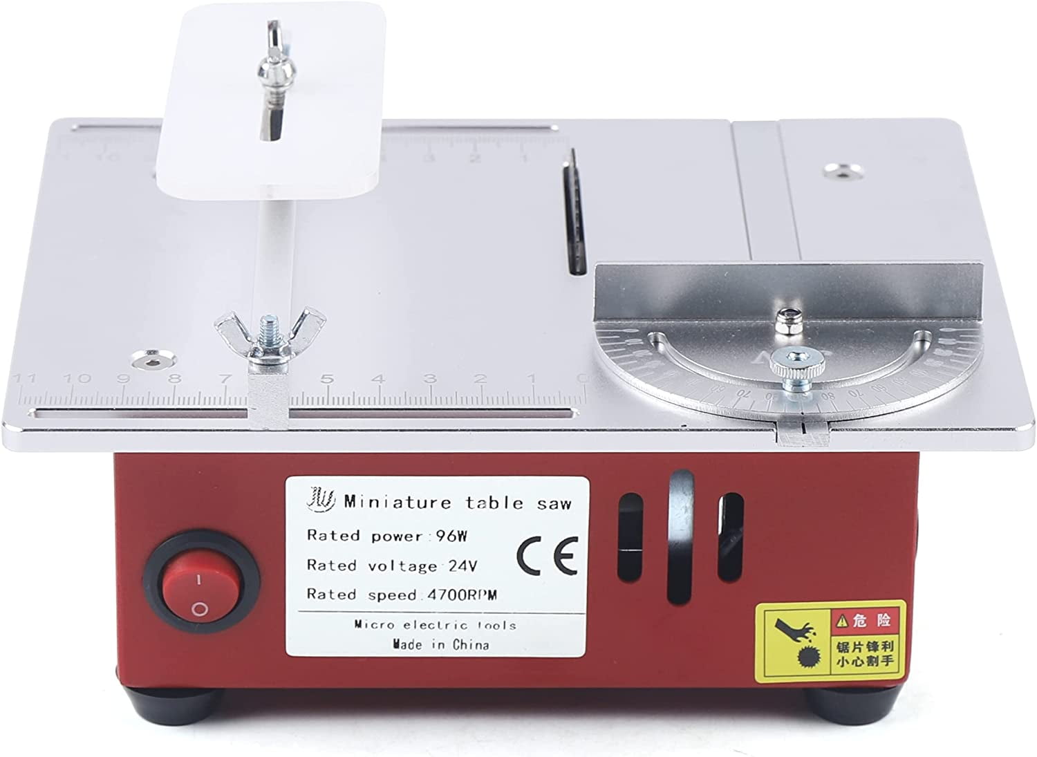 Mini Table Saw 96W 7 Gears Speed Desktop Electric Multi-function Table ...