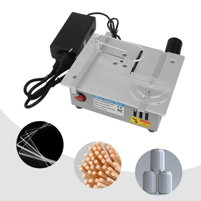 Mini Table Saw Adjustable Bench Saws for Crafts Wood Metal Plastic ...