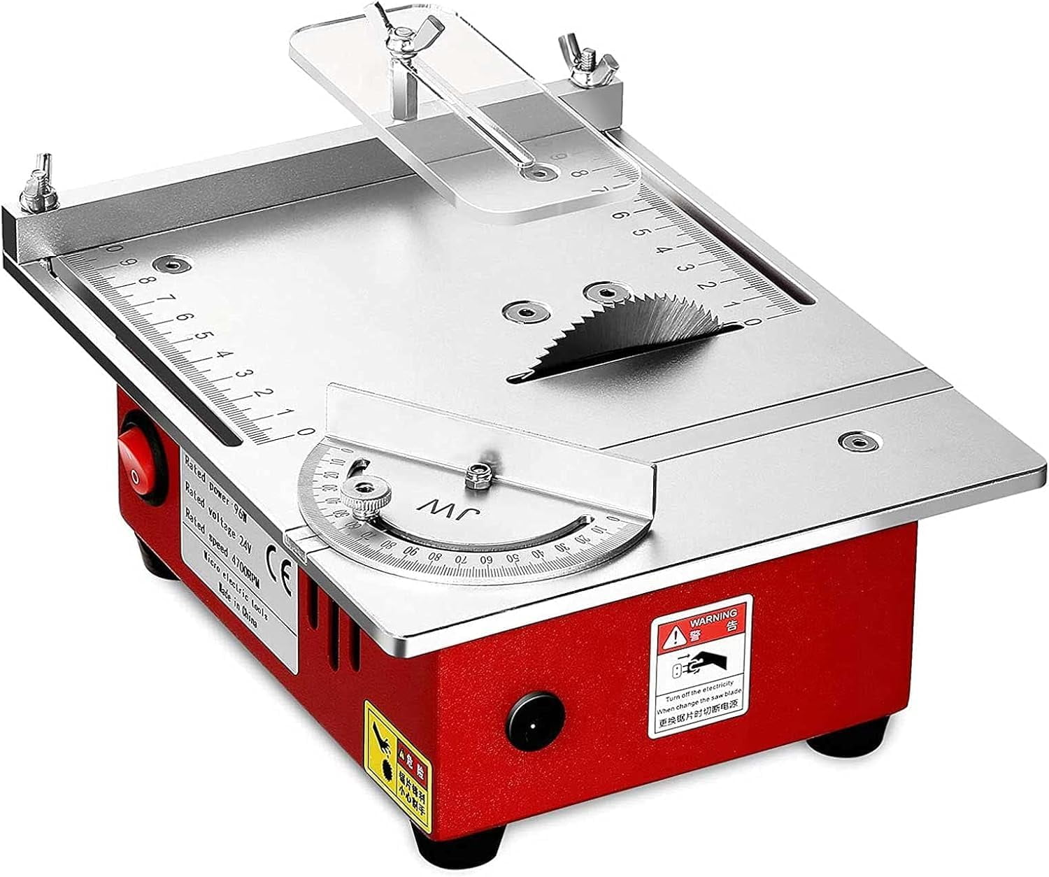 Mini Table Saw, Multi-functional Portable Adjustable | All-in-One ...