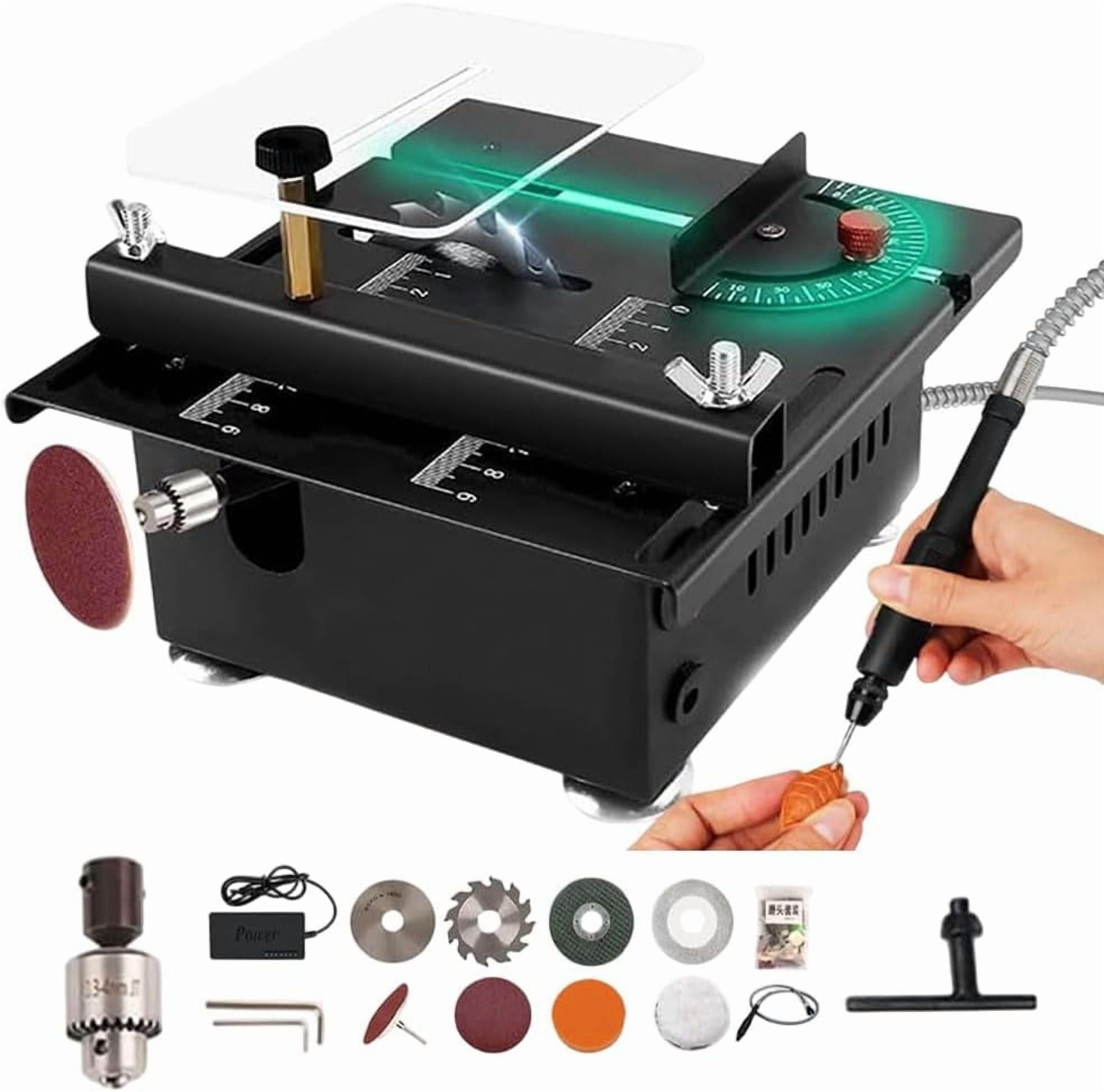Mini Table Saw, Multifunctional Mini Table Saw for Crafts, Portable ...