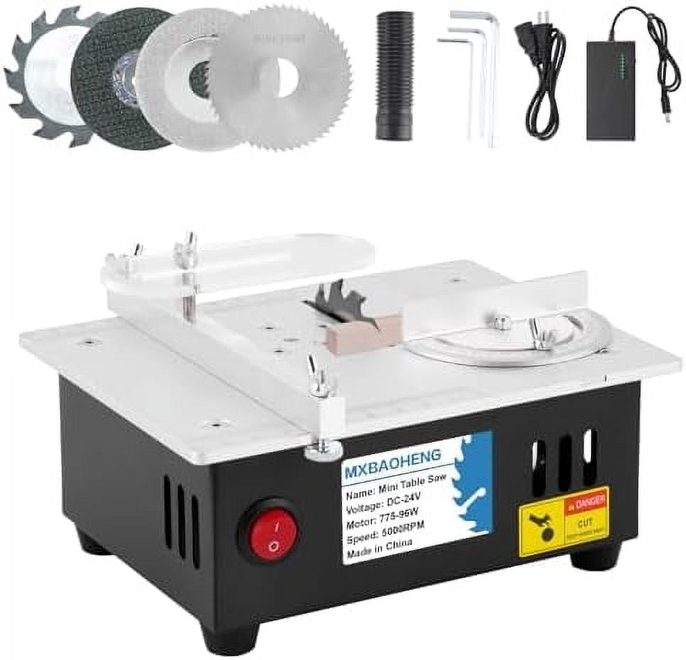 Mini Table Saw S2 Portable Precision Table Saws for Crafts, 1/2" Cut ...