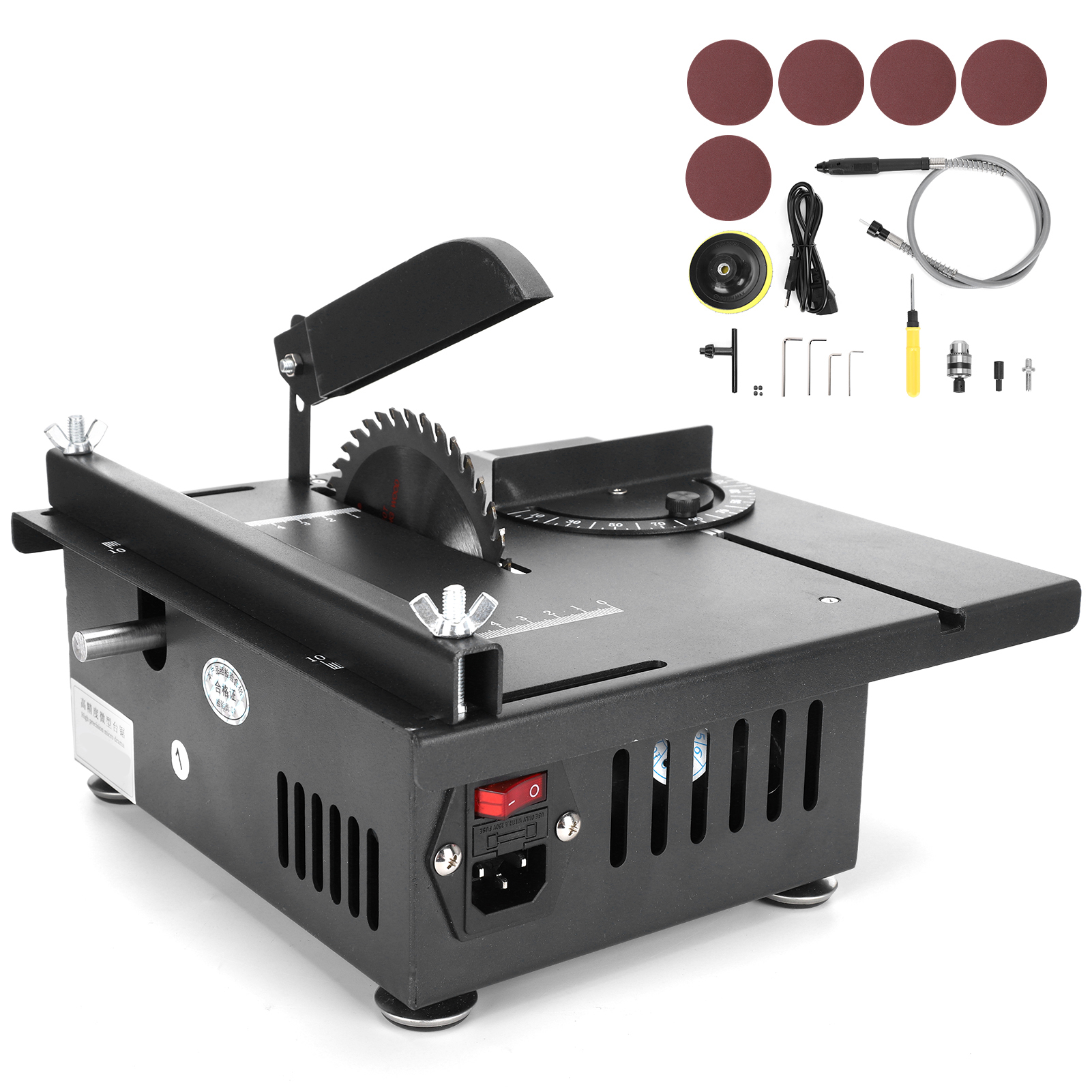 Mini Table Saw Set DIY Home Woodworking Machine Small Cutting Tools ...
