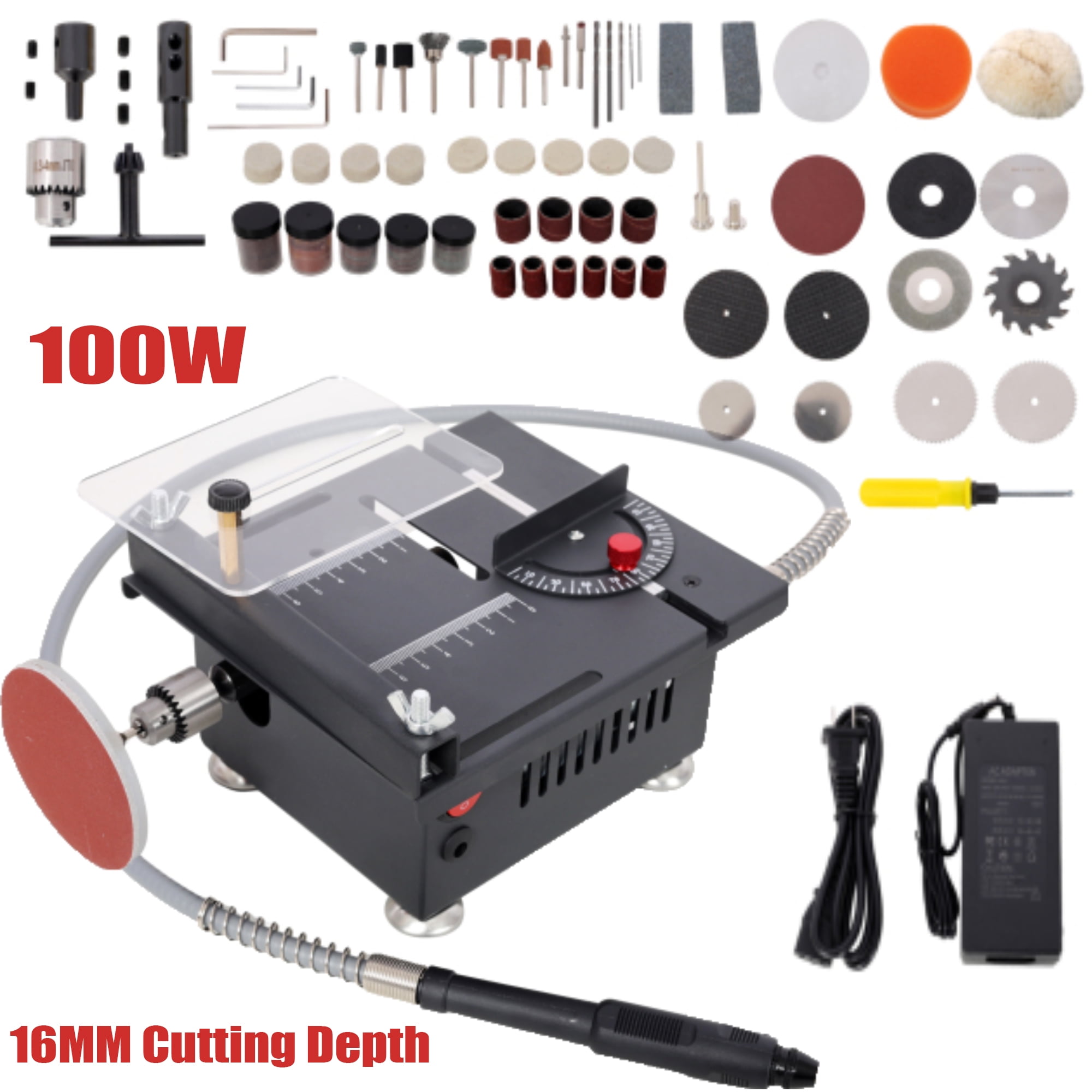 Mini Table Saw for Woodworking Wood Plastic Acrylic Crafts Cutting ...