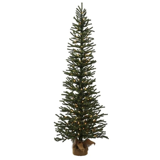 Mini Tabletop Dura-Lit Tabletop Tree with LED Warm White Lights, 3 ft ...