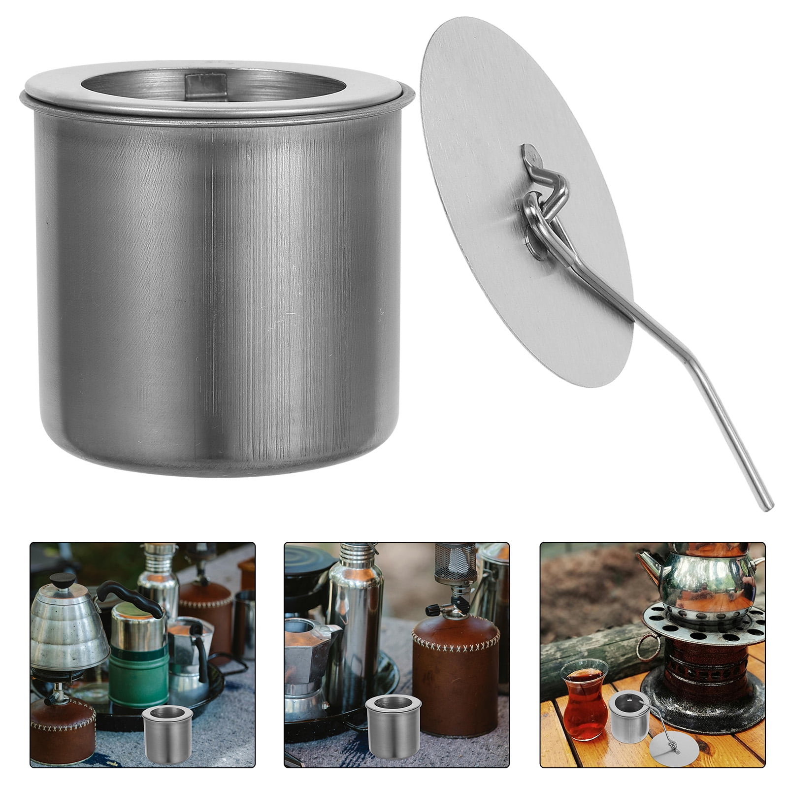 Mini Tabletop Fire Pit Insert Kit Stainless Steel Fire Pit Portable ...