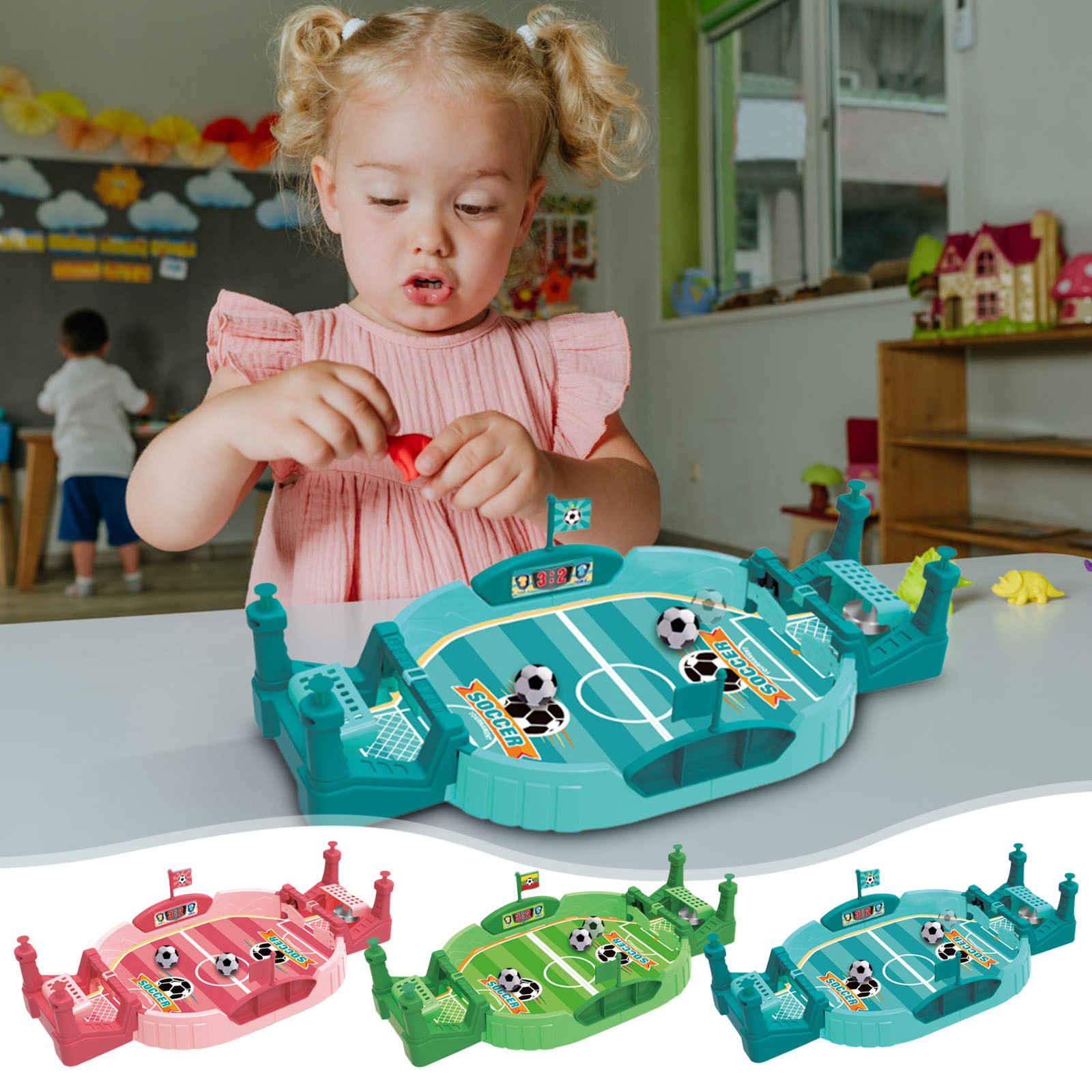 Mini Tabletop Foosball Game Set,Desktop Foosball Soccer Games,Table Top ...