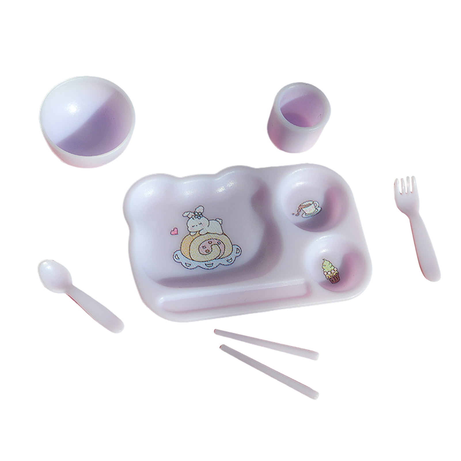 Mini Tableware Model 1 12 Mini Dinnerware Set Miniature Tableware Model ...