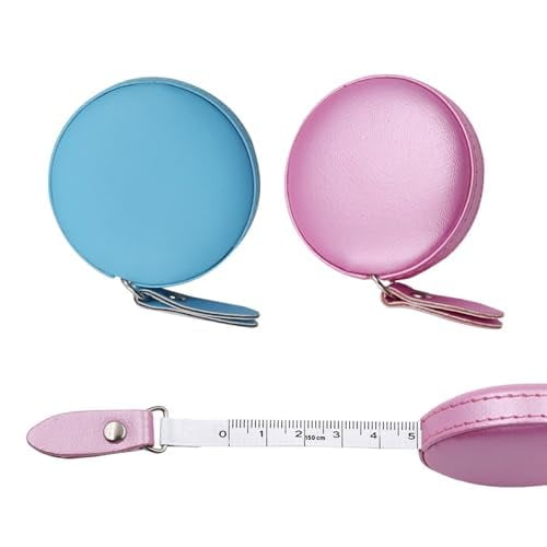 Mini Tape Measure,Retractable 60 Inch/1.5M Leather Tape Measure for ...