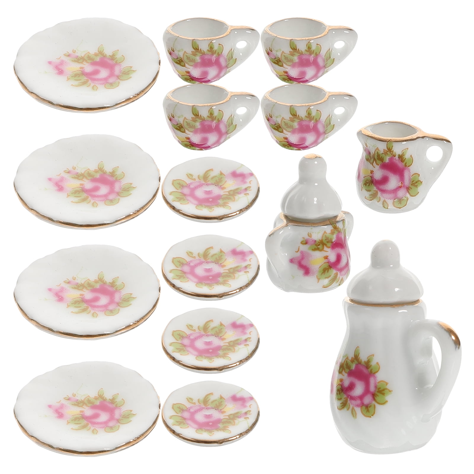Mini Tea Set Miniature Coffee Cup Kids Pretend Play Toy Furniture Toys ...