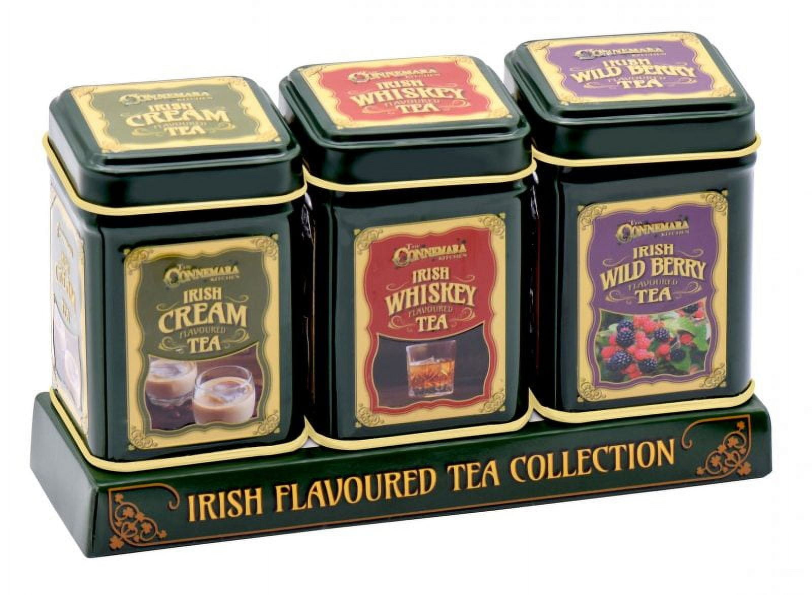 The Connemara Kitchen Irish Flavored Mini Tea Set Gift, 3 Pack with 8 ...