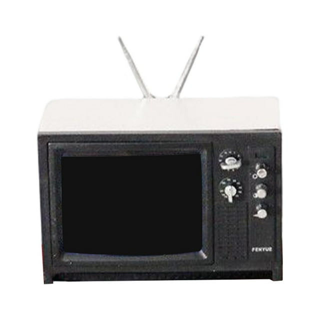 Mini Television Toys Decoration Collectible Television Model 1:12 Scale ...