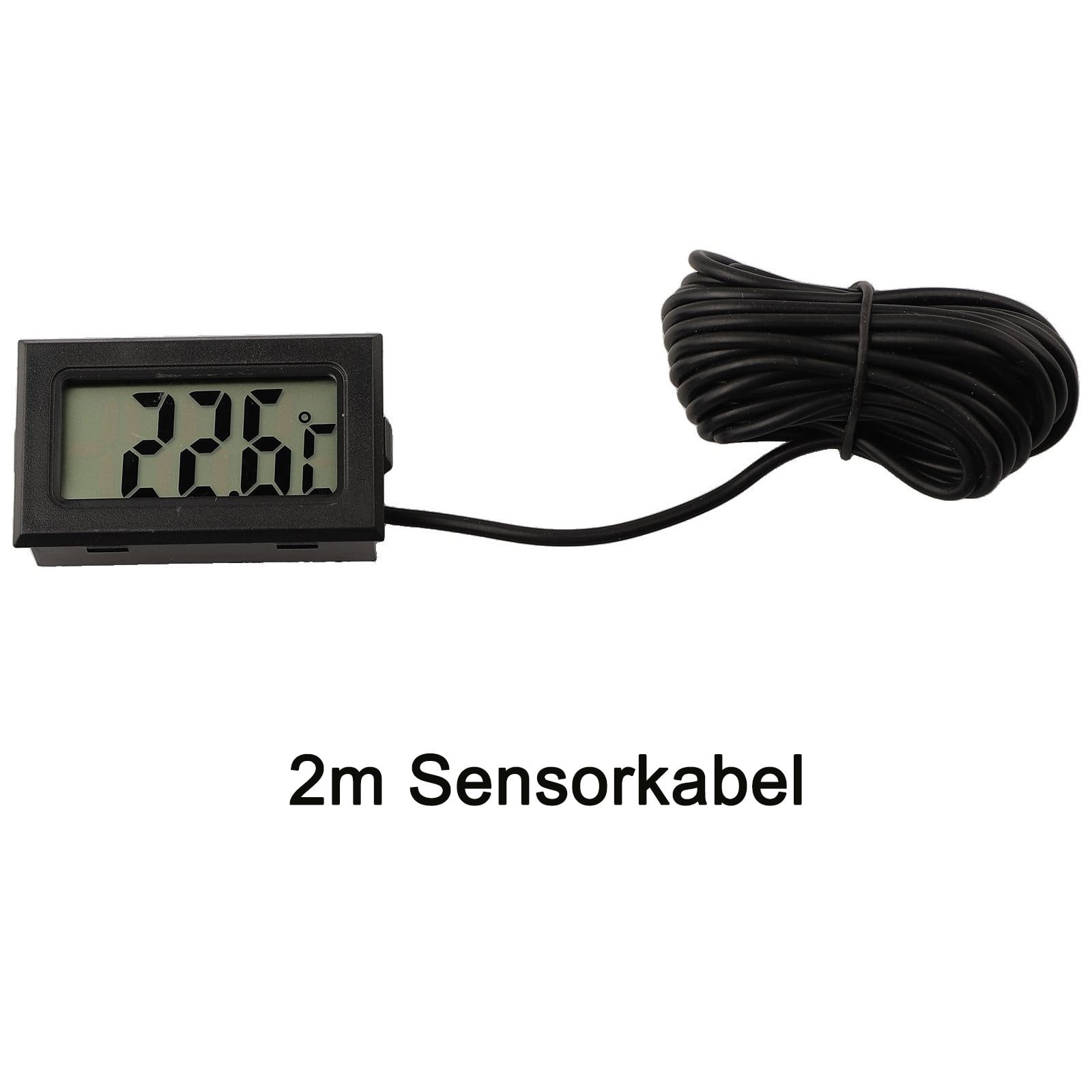 Mini Temperature Sensor LCD Car Digital Thermometer Hygrometer ...
