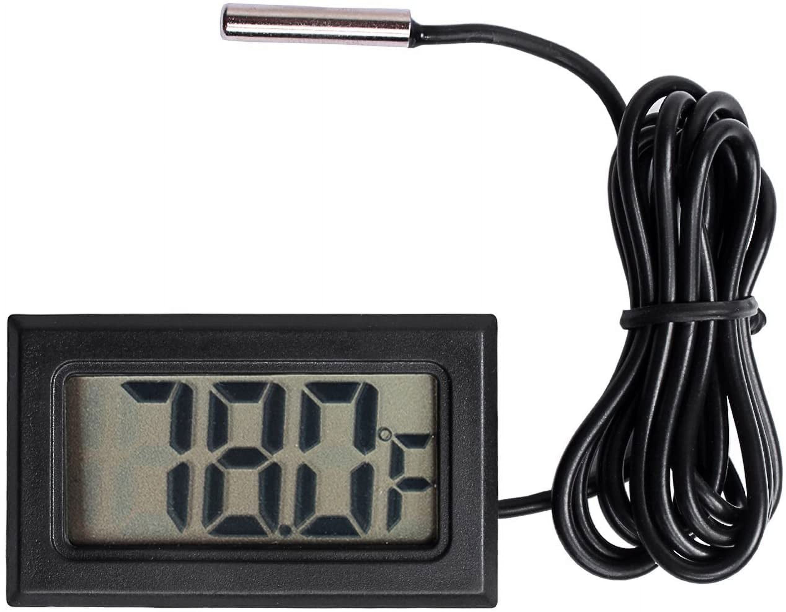 Mini Temperature Sensor LCD Car Digital Thermometer Hygrometer ...