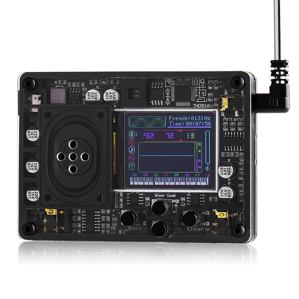 Mini Theremin Musical Electronic Creative Instrument with Screen ...