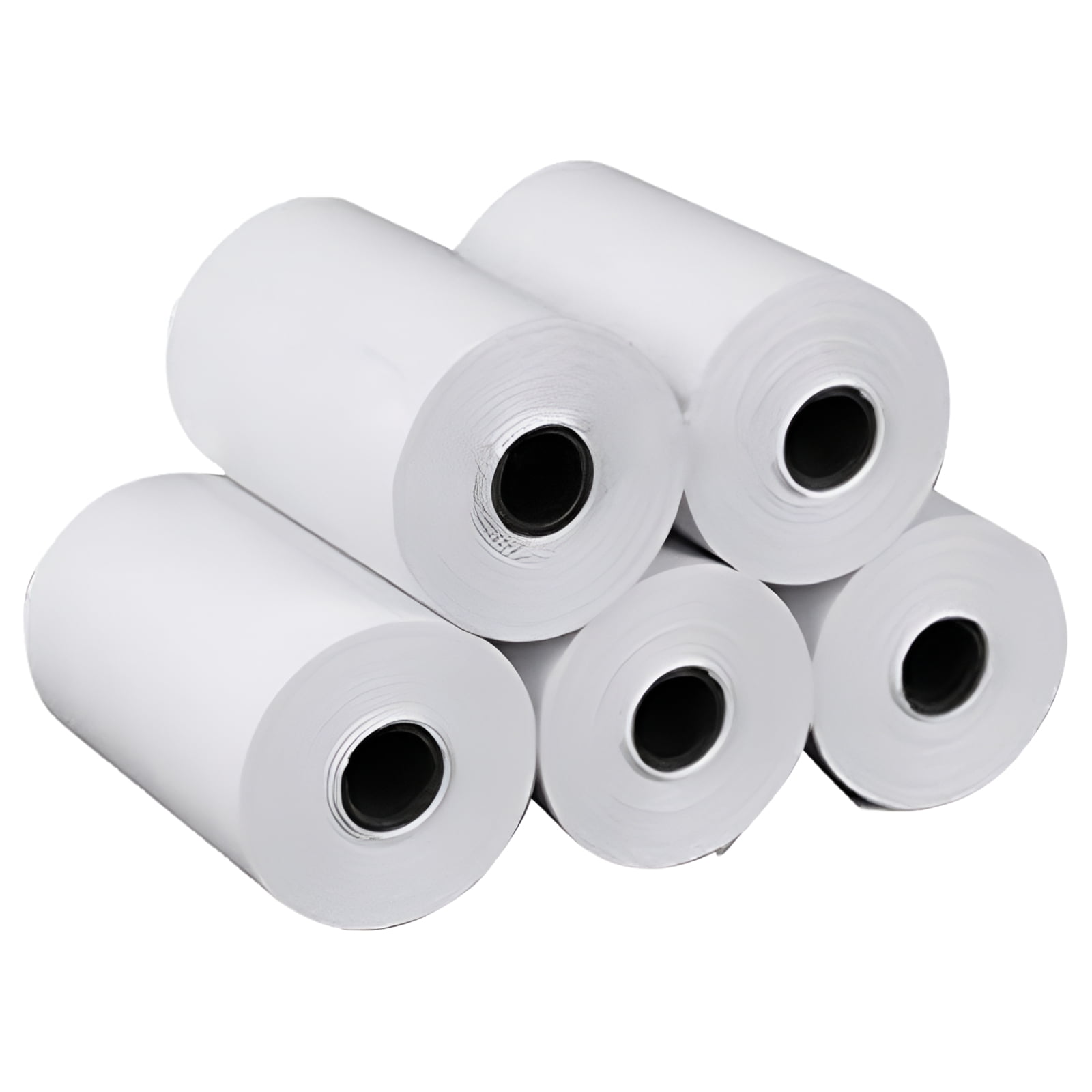 Mini Thermal Printer Paper White Sticker,5 Rolls Wireless Pocket Label ...