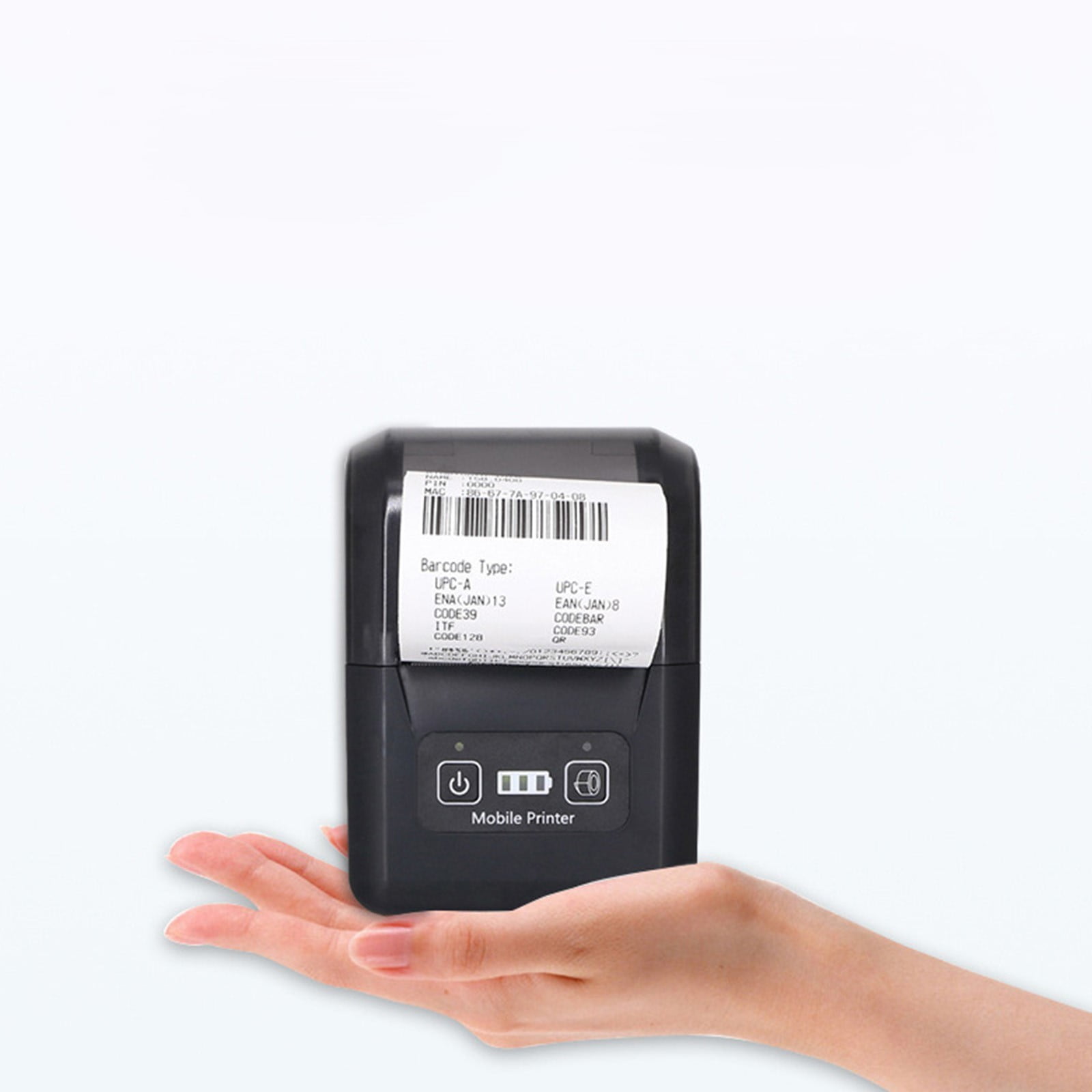 Mini Thermal Printer | Portable Bluetooth Ink-Free Sticker Maker | 48mm ...