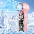 Mini Thermoelectric Cooling Handheld Fan,3000mAh,Type-C Charge,ABS+PC ...