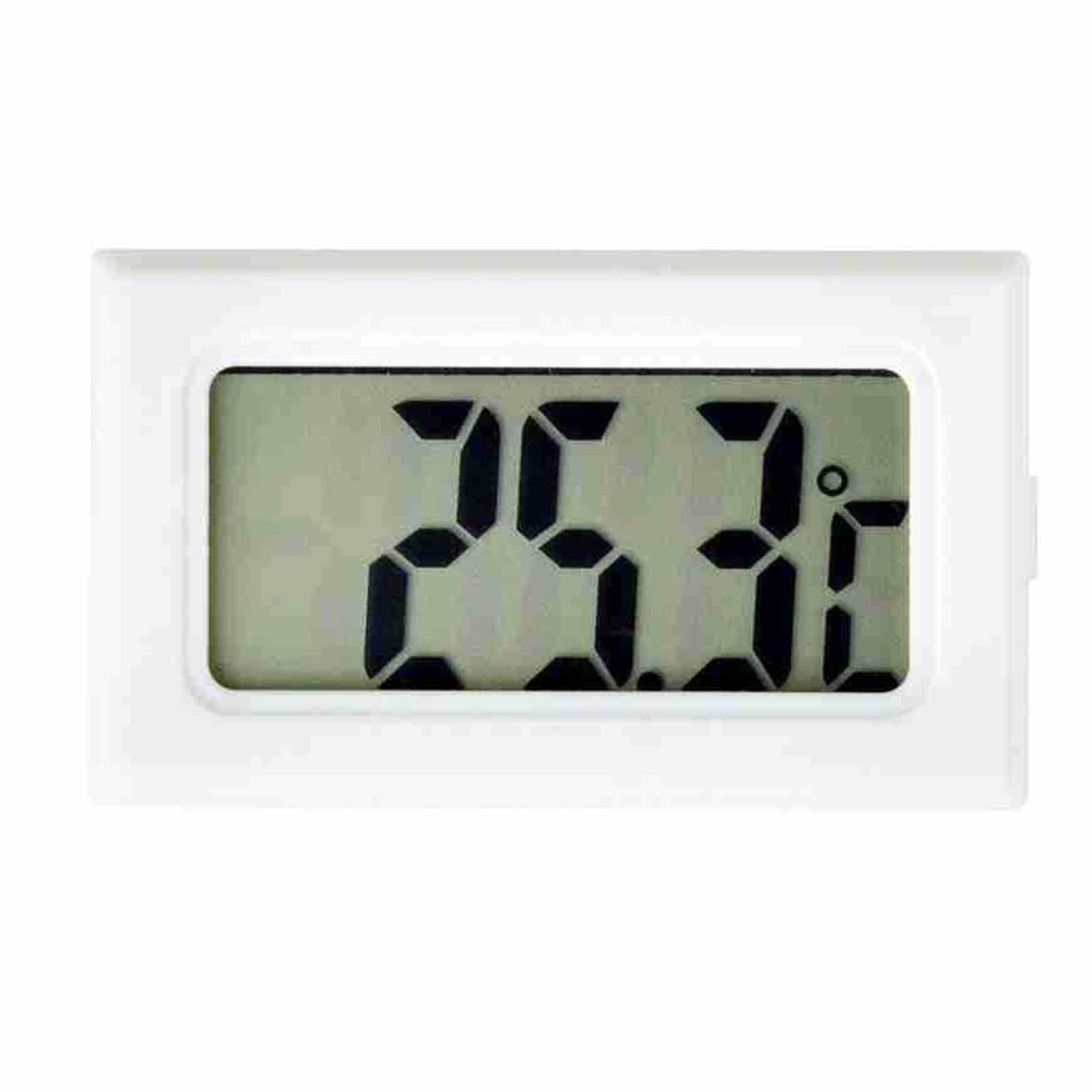 Mini Thermometer Black/White LCD Digital Thermometer Tester Temperature ...