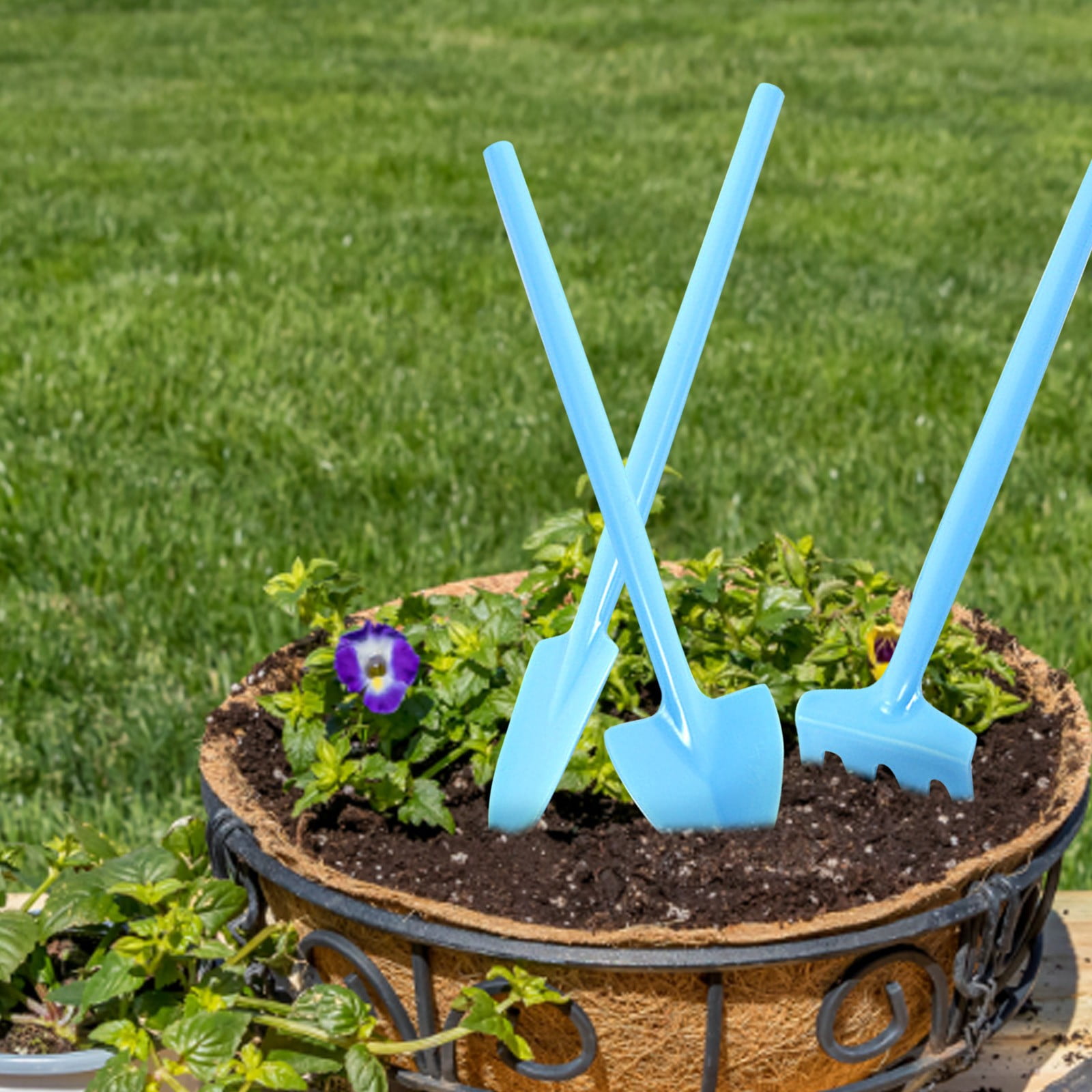 Mini Three-piece Potted Plants Shovel Shovel Shovel Hoe Succulent ...
