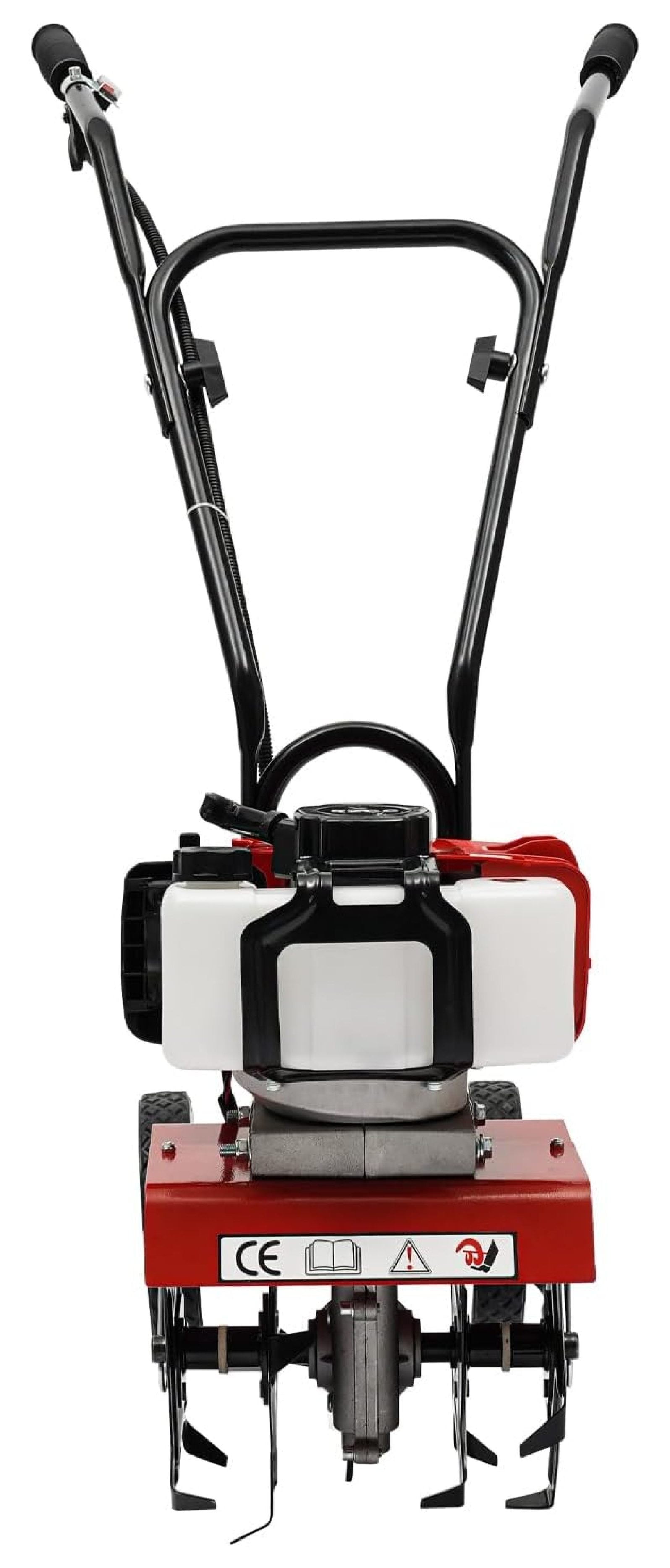 Mini Tiller Cultivator, 52CC 2 Stroke Gas Powered Garden Tiller, 1.9KW ...