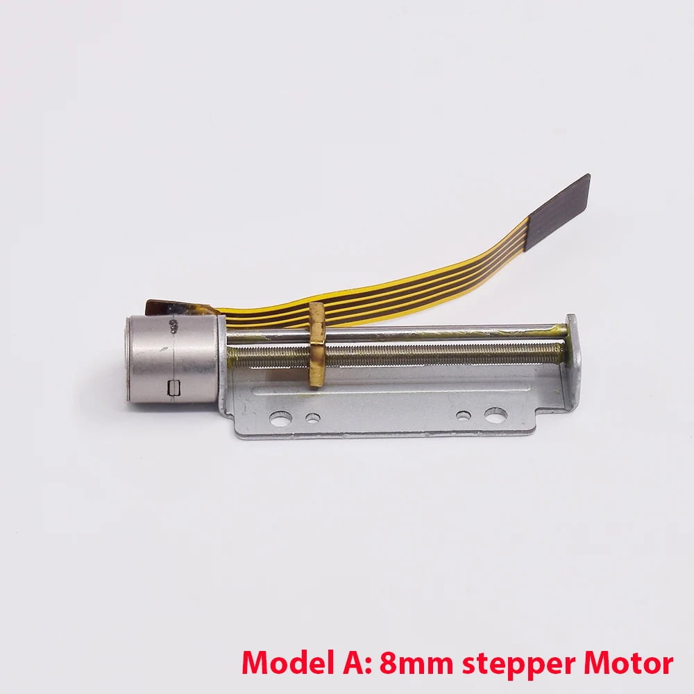 Mini Tiny 8mm/10mm 2-Phase 4-Wire Linear Stepper Motor Stepping Motor ...