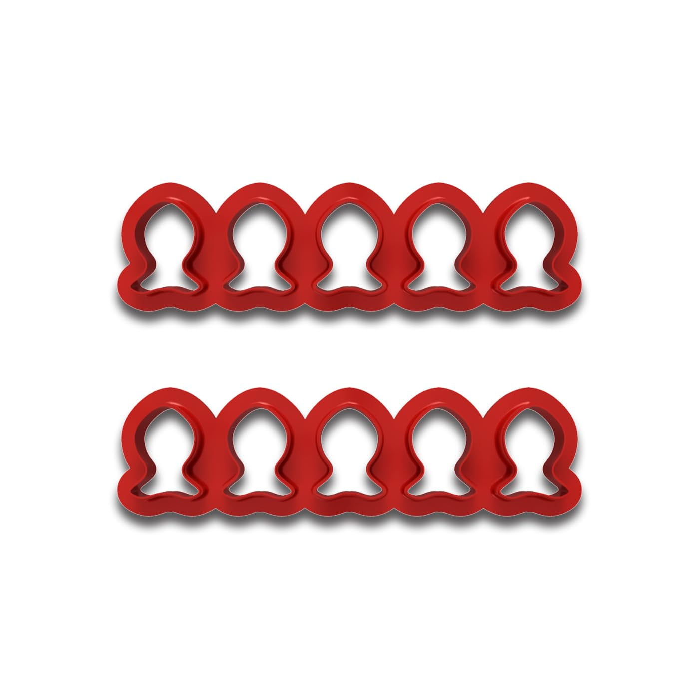 Mighty Gadget Mini Goldfish Cookie Cutter Tool, 2 Pack, 1 Inch, Hand ...