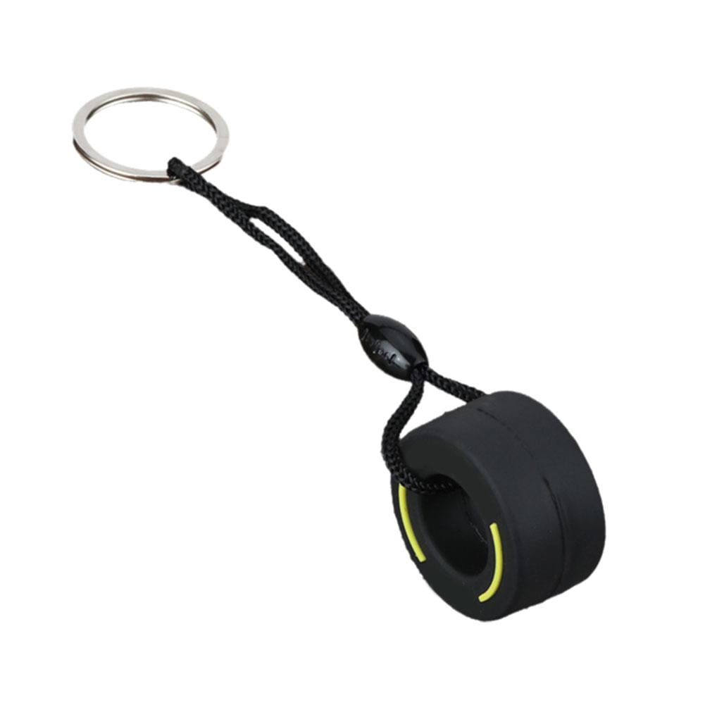 Mini Tire Keychain Soft Rubber | Realistic Tread, Multi-Color | Car ...