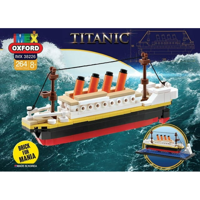 Mini Titanic Ship Block Toy Brick Building Set (239pc) - Walmart.com