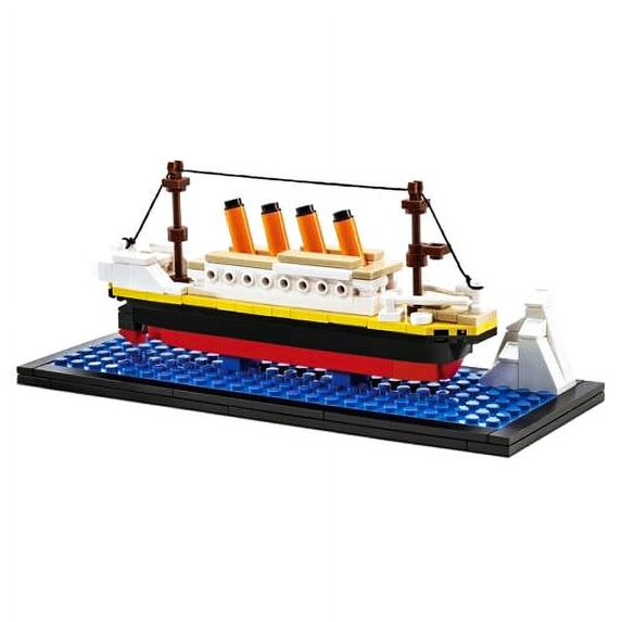 Mini Titanic Ship Block Toy Brick Building Set (239pc) - Walmart.com