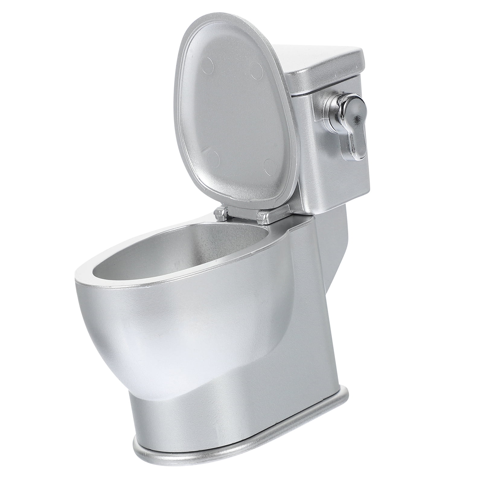 Mini Toilet Model with Flushing Sound Doll House Miniature Toilet ...