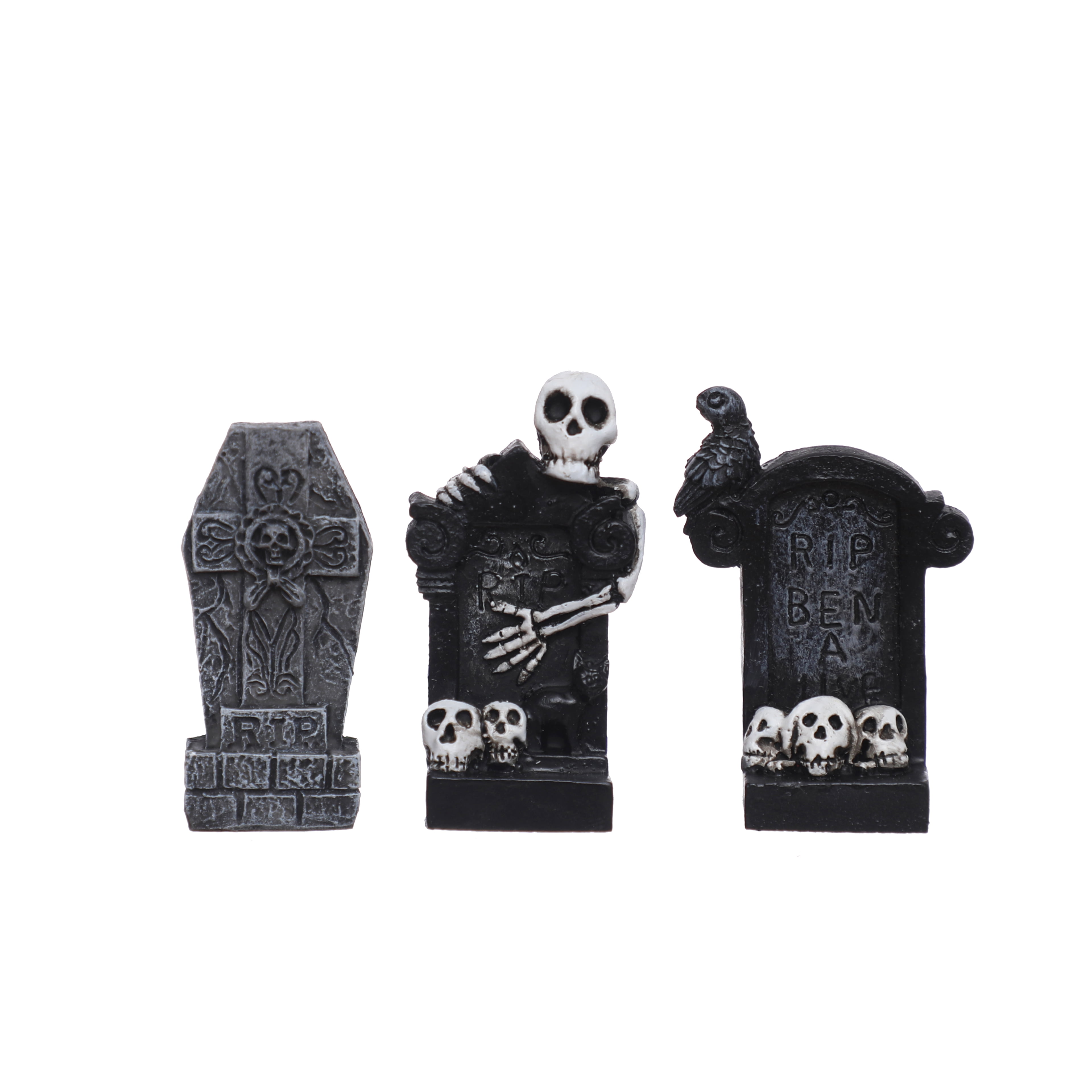 Mini Tombstone Set by Ashland® - Halloween Home Decor - Walmart.com