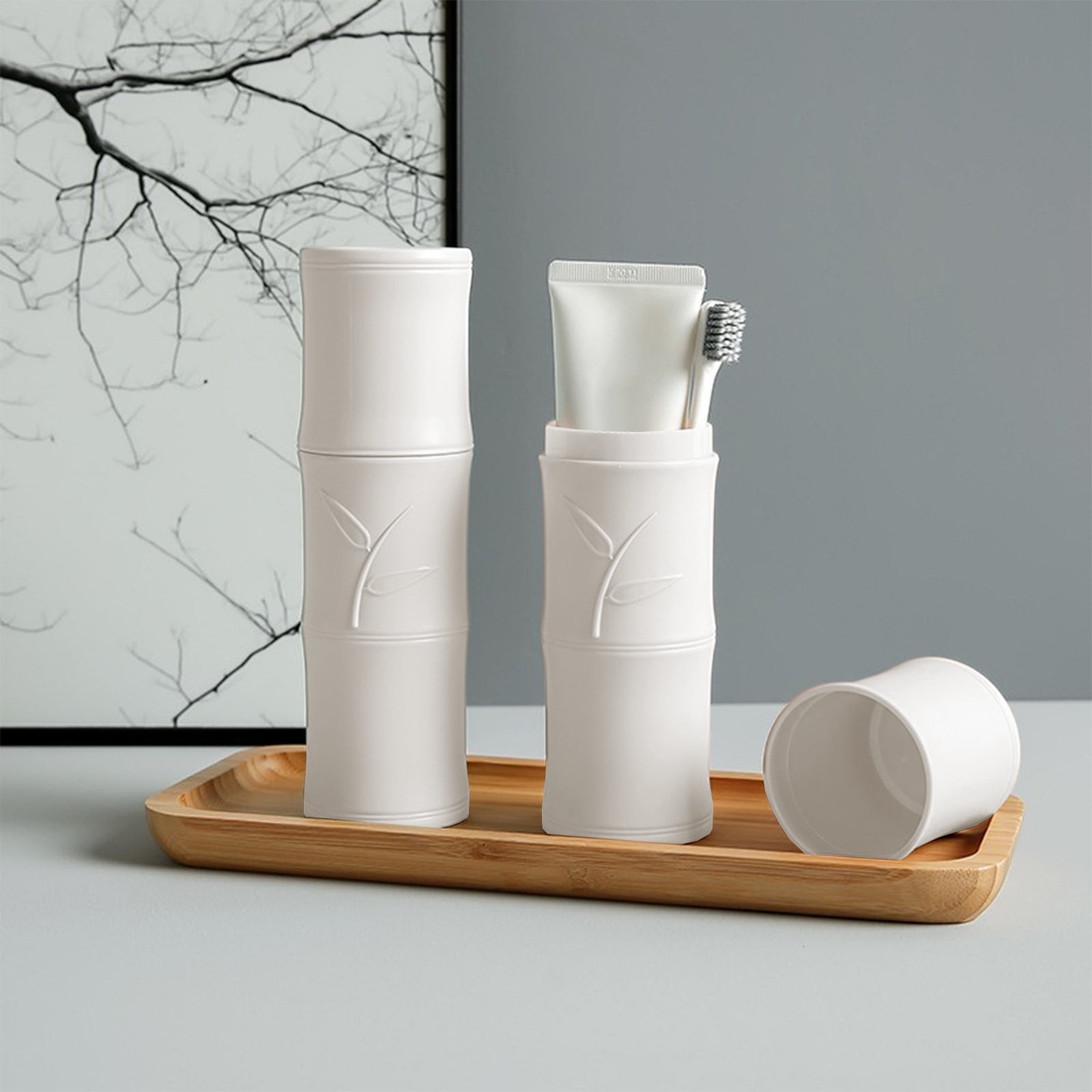 Mini Toothbrush Case, Portable Travel Organizer, Waterproof Lid ...