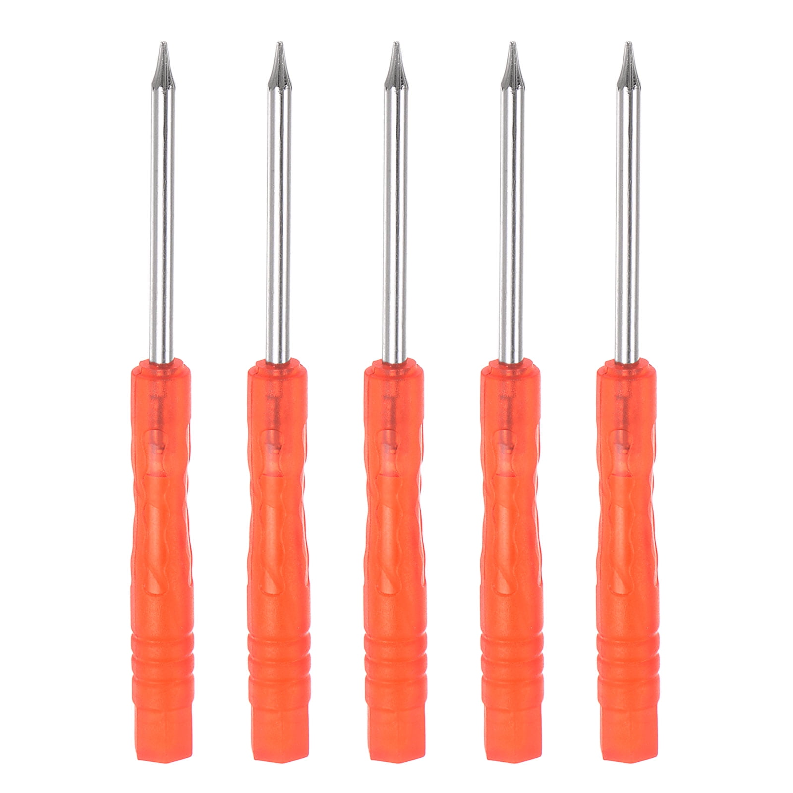 Mini Torx Screwdriver, T2 Star Head for Electronics Repair, 5 Pack (Red ...