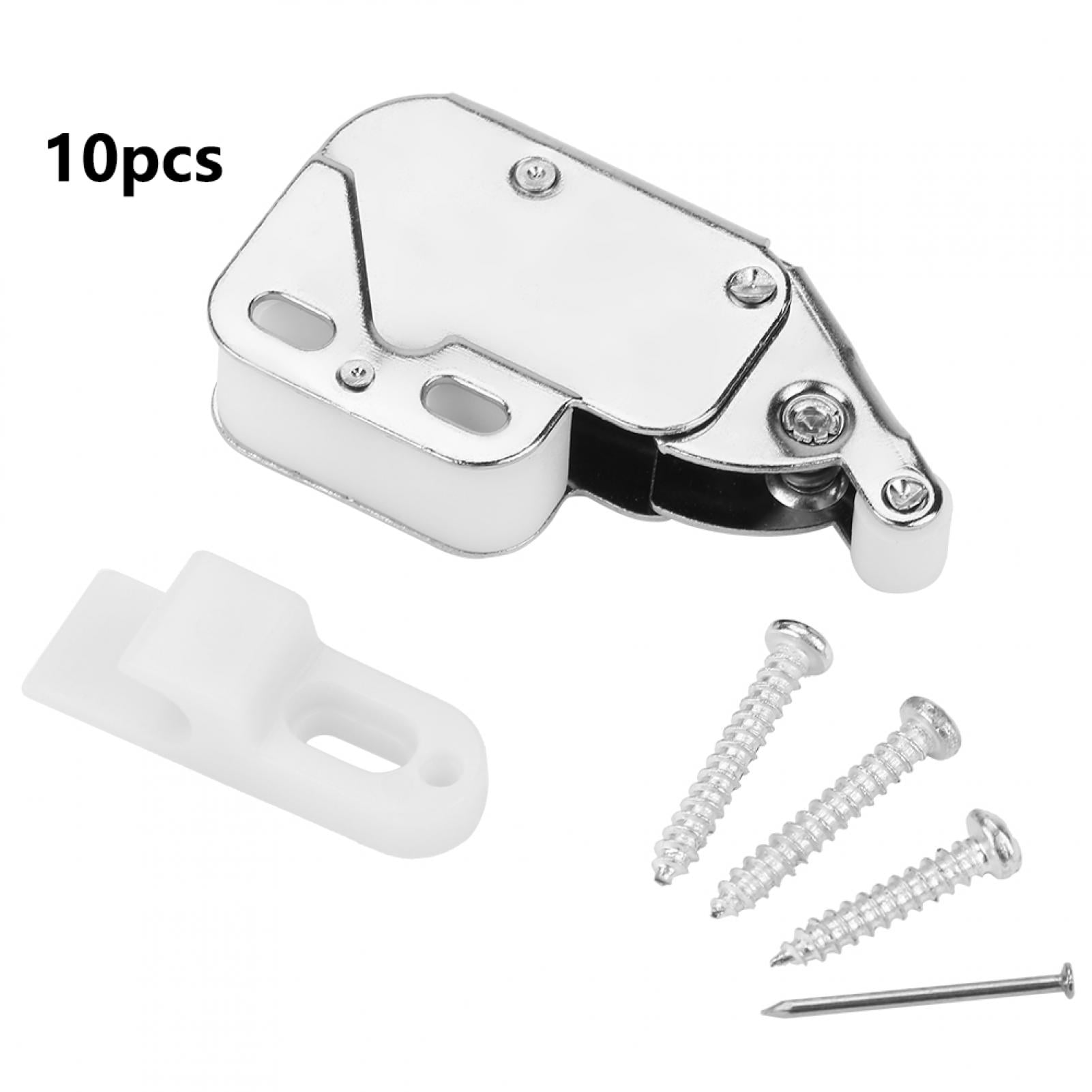 Mini Touch Catch Latch, 10PCS Mini Tip Cupboard Locks, Bounce Cabinet ...
