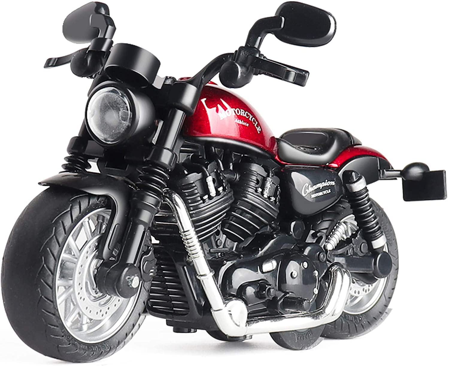 Walmart Mini Toy Motorcycle - Pull Back, Sound/Light, Age 3-9 (Red ...