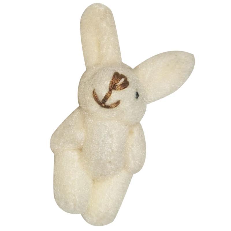 Mini Toy Soft Stuffed Plush Bunny/Bear DIY Keychain Accessory - Walmart.com