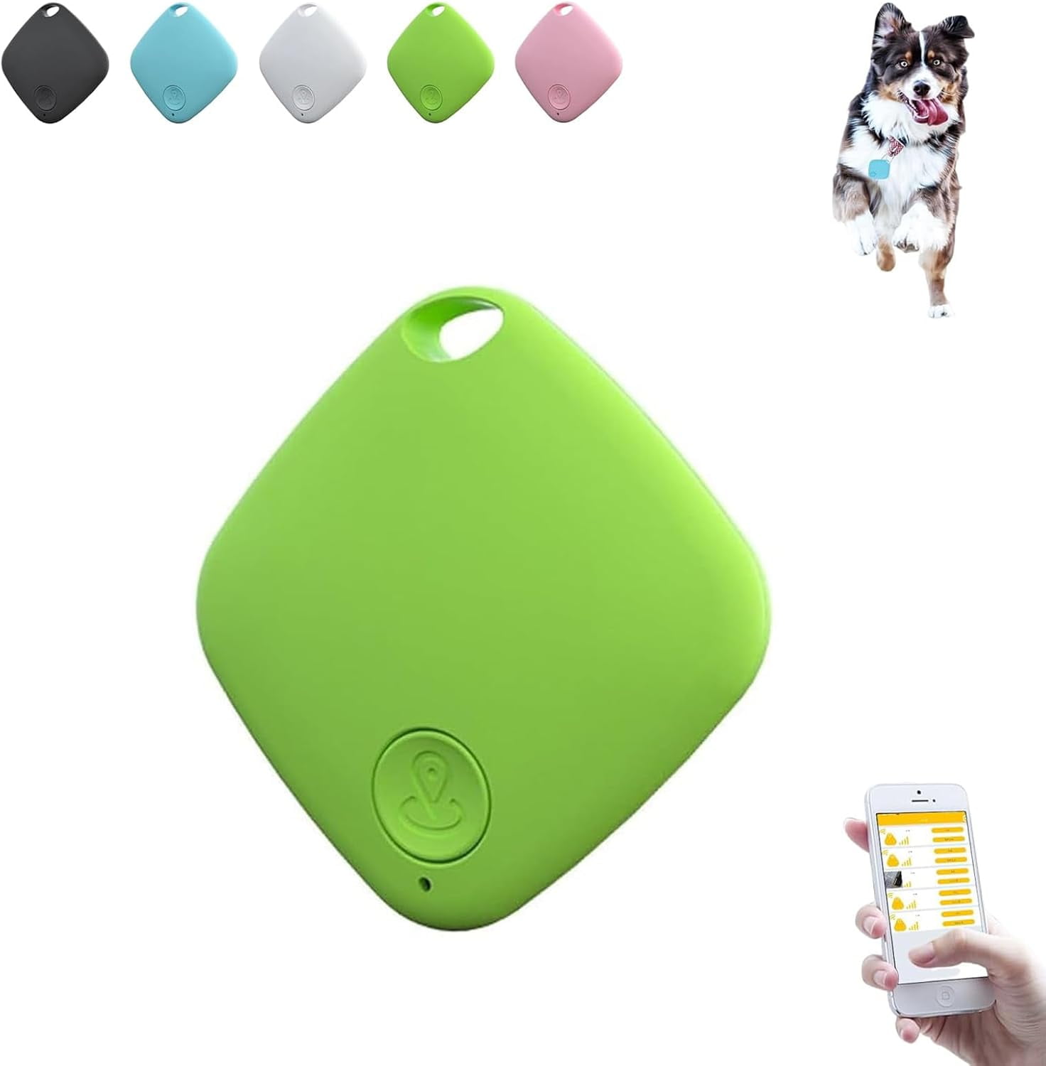 Mini Tracker, Bluetooth Pet Wireless Tracker, Real-Time Keys Finder and ...