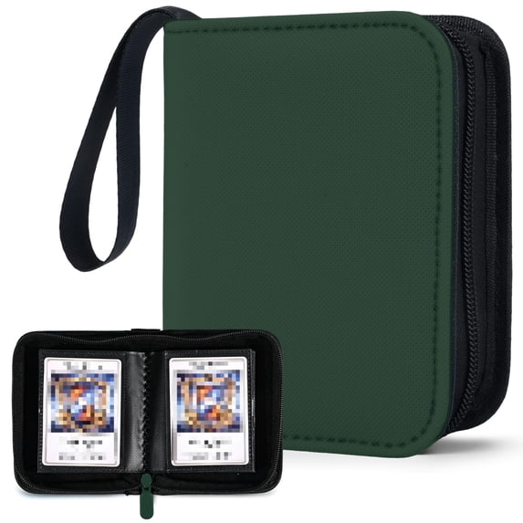 Mini Trading Card Binder Album, 1 Pocket Card Binder with 40 Pages 80 ...