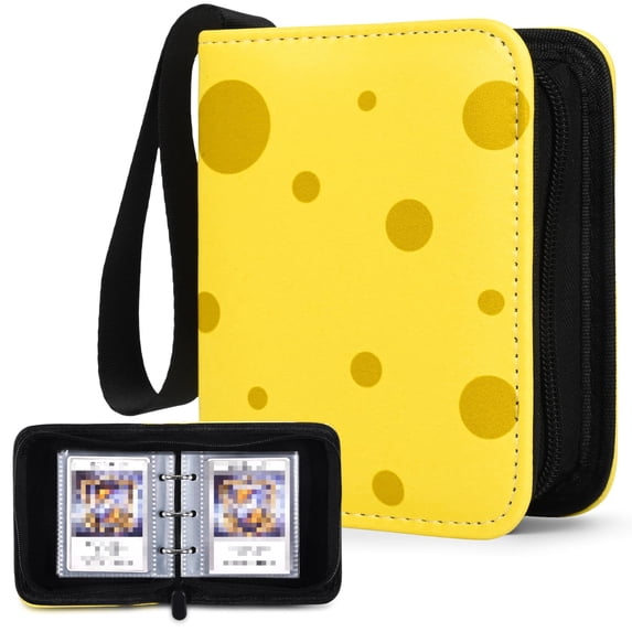 Mini Trading Card Binder Album, 1 Pocket Card Binder with 40 Pages 80 ...