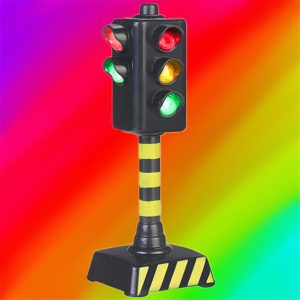 Mini Traffic Signs Road Light Block with Sound LED Children Kids ...
